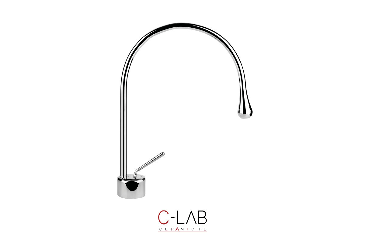 GESSI Miscelatore Lavabo Serie Goccia Bocca Media Cromo Cod. 33602/031 ...