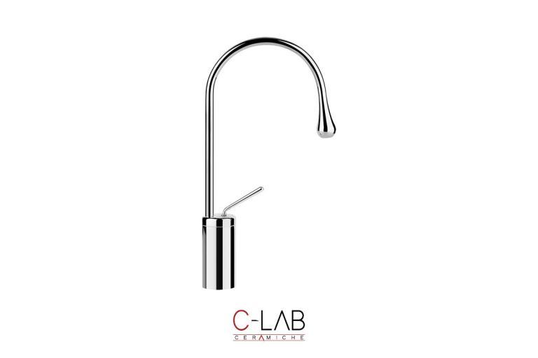 GESSI Miscelatore Lavabo Serie Goccia Bocca Corta Cromo Cod. 33604/031 ...