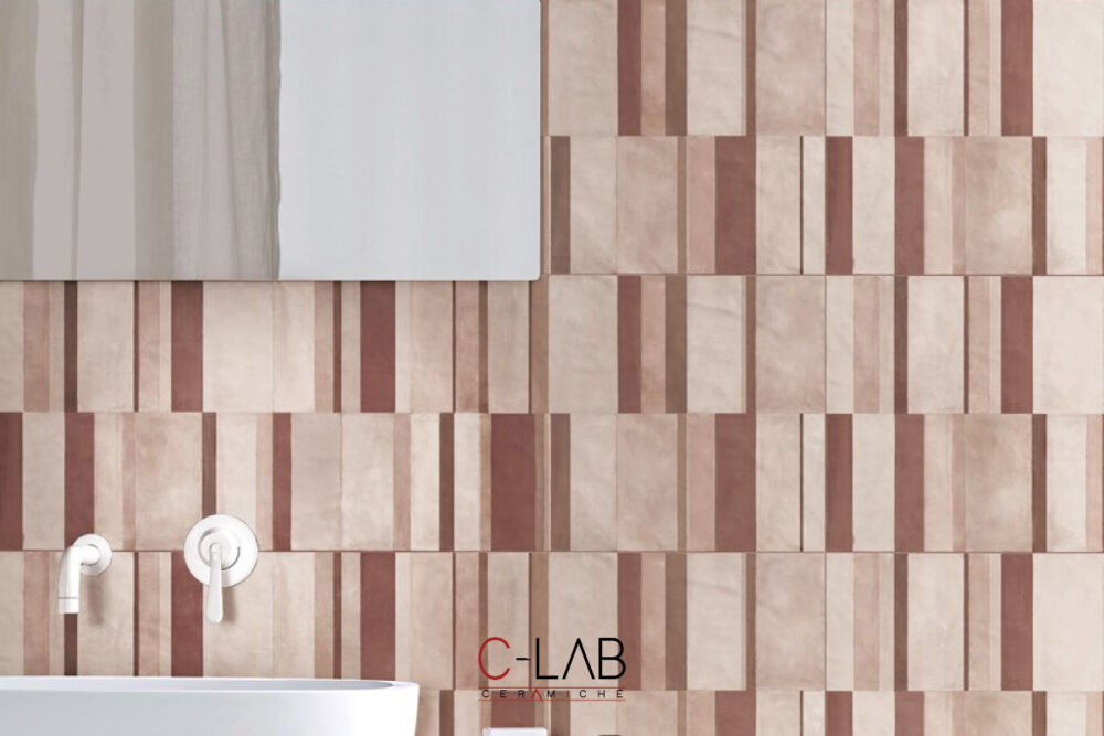 RAGNO Rivestimento Resina Avorio Decoro Bricks 40x120cm Cod. R7AA | C ...