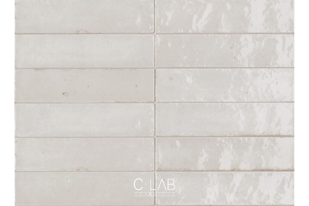 RAGNO Rivestimento Look Bianco Glossy 6x24cm Cod. R8FM | C-Lab Ceramiche